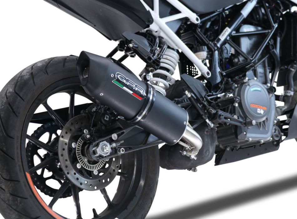 GPR escape compatible con Ktm Duke 390 2021-2024, Furore Nero, Escape ...